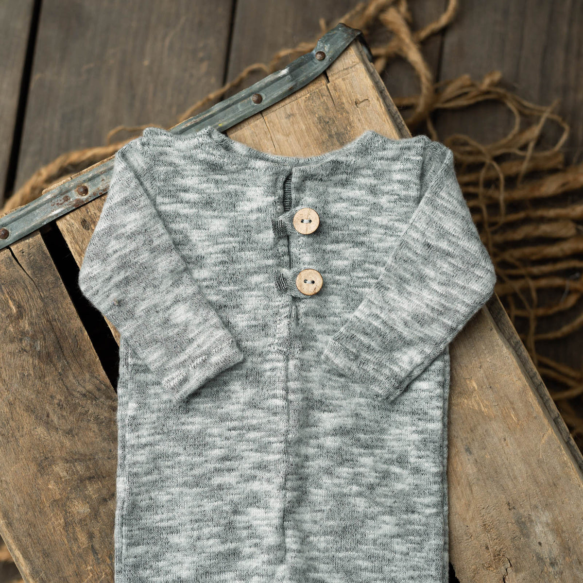 Snow Drift Newborn Romper – Sweet Baby Photo Props